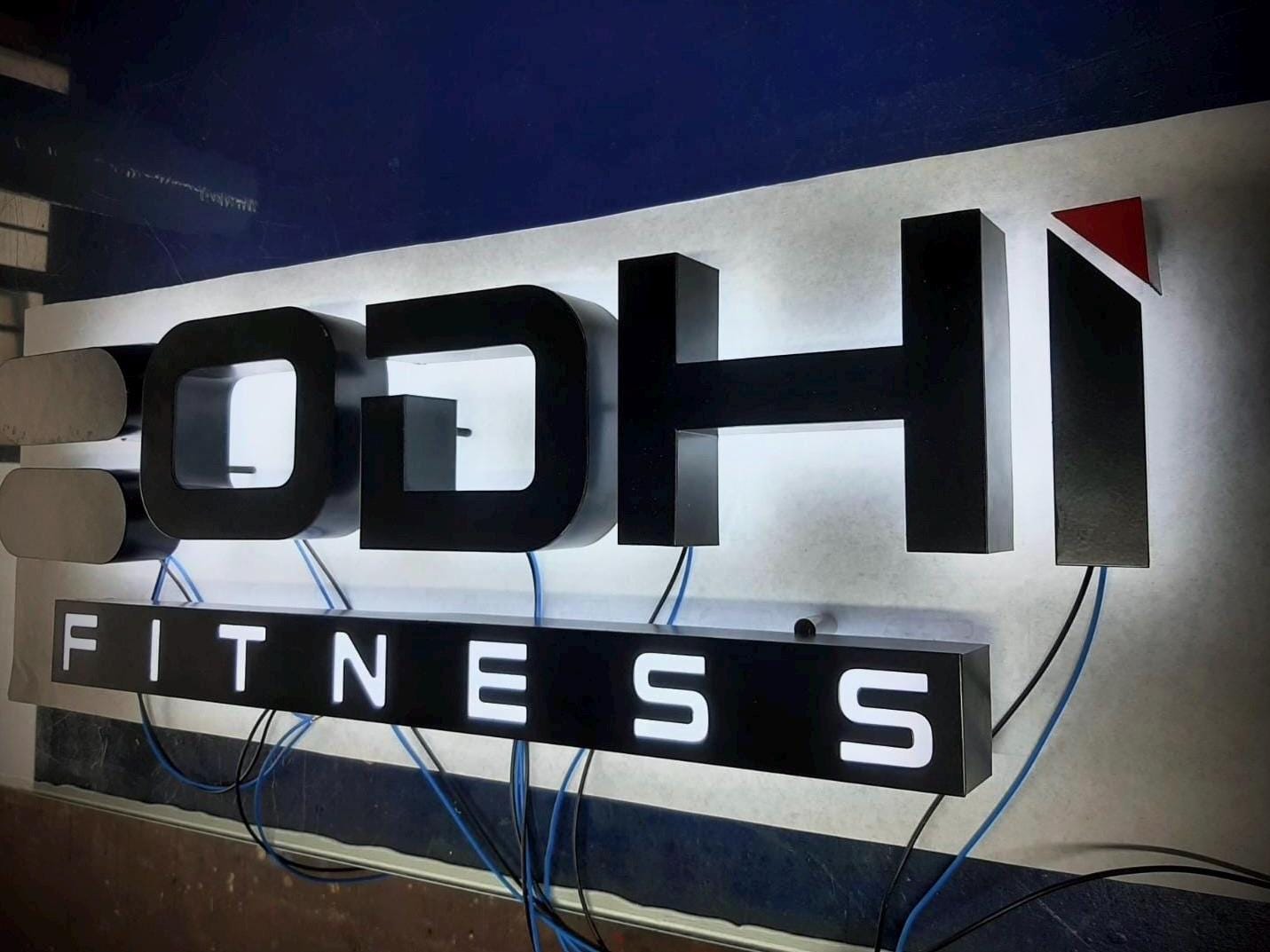 Backlit Logo, Wall Sign, Indoor Welcome Sign, Modern Office Wall Sign ...