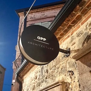 Double Sided Blade Sign, Round Light Box, Circle Custom Sign, Shop Sign ...