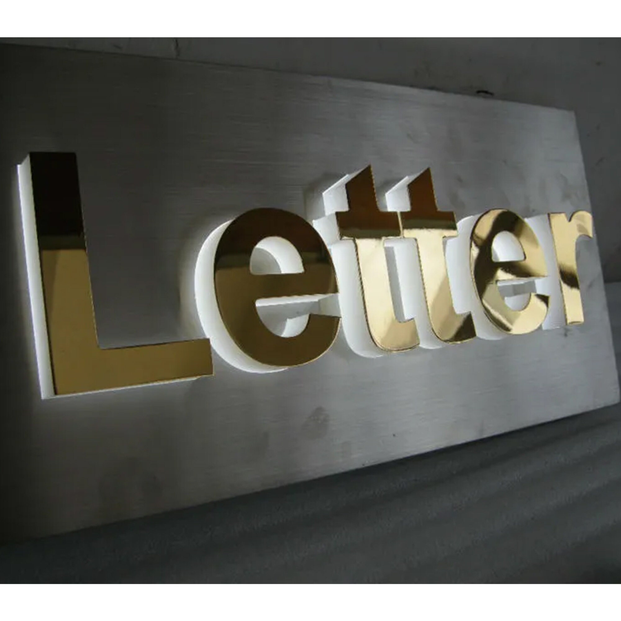 3d Backlit Sign, 3d Led Signage, Logo Light Sign, Custom Outdoor, 3d ...