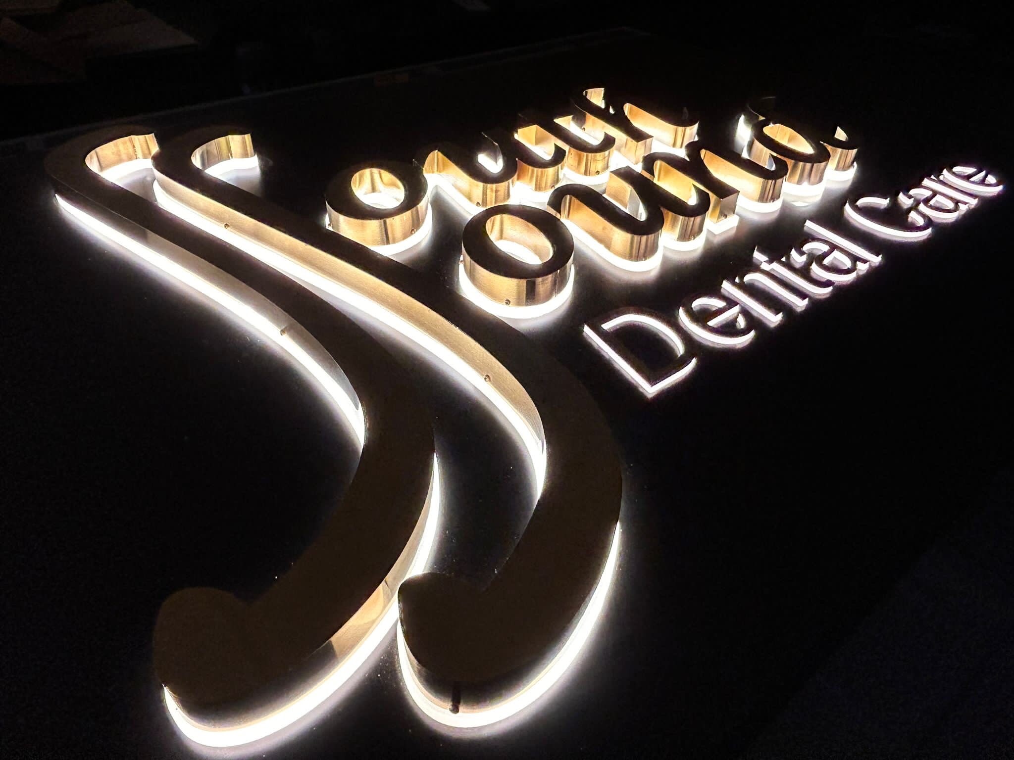 3d Backlit Sign, 3d Led Signage, Logo Light Sign, Custom Outdoor, 3d ...
