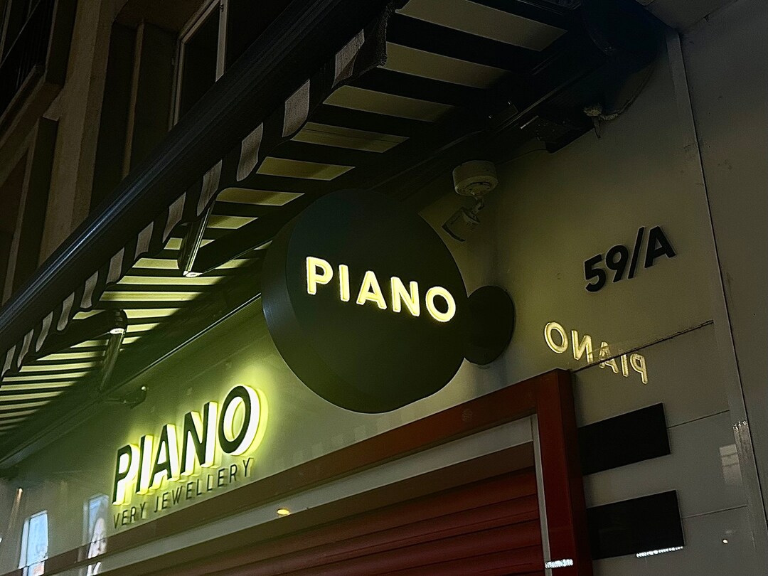 Round Sign, Double Sided Sign, Custom Outdoor Logo, Light Sign, Custom ...