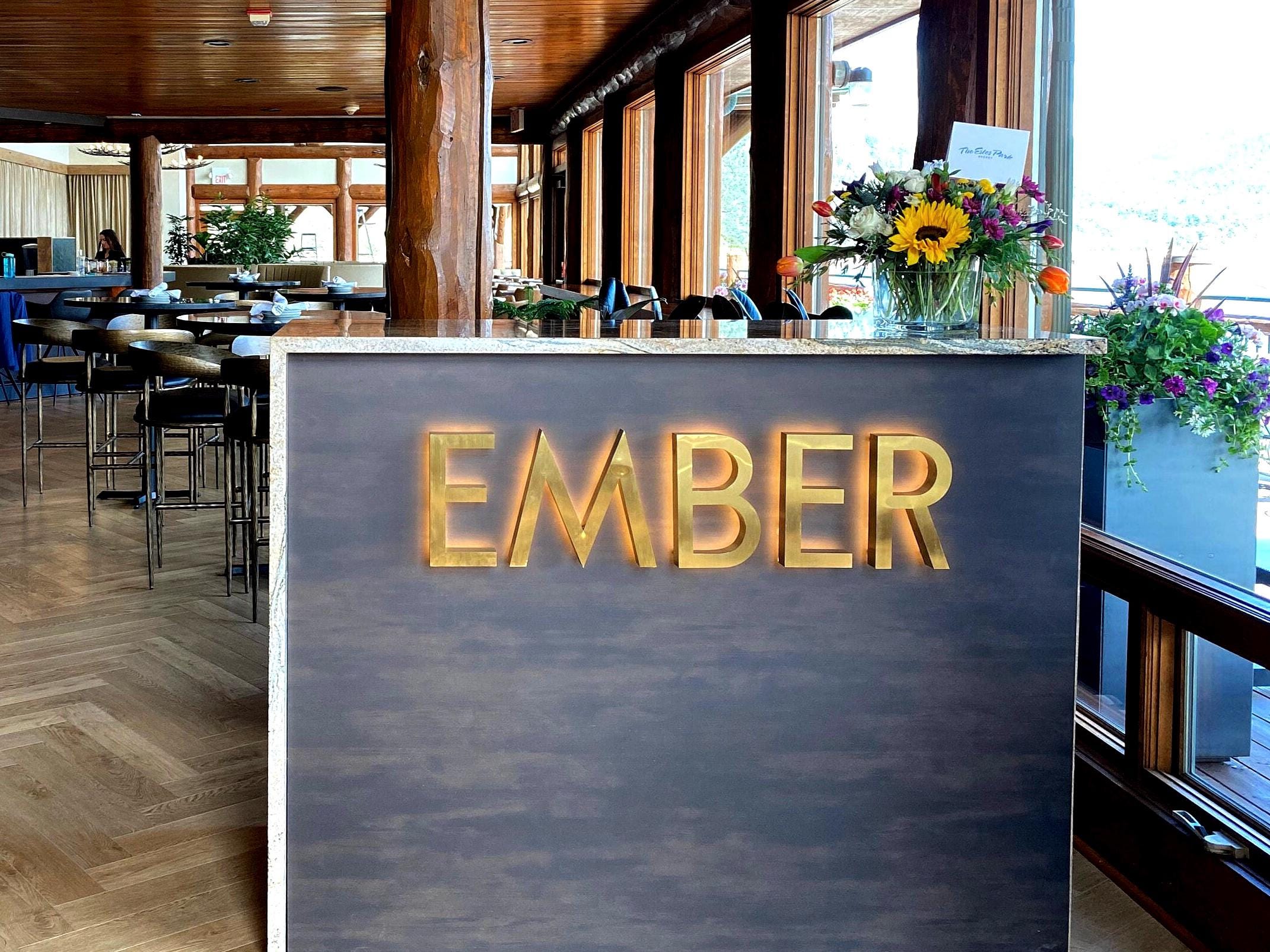 Brushed Gold Backlit Sign | 3D Chrome Letters | Modern Business Signage ...