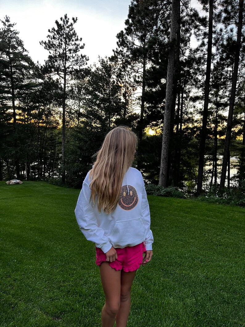 Preppy Cheetah Print Smiley Face Hoodie, Cheetah Print, Pinterest ...