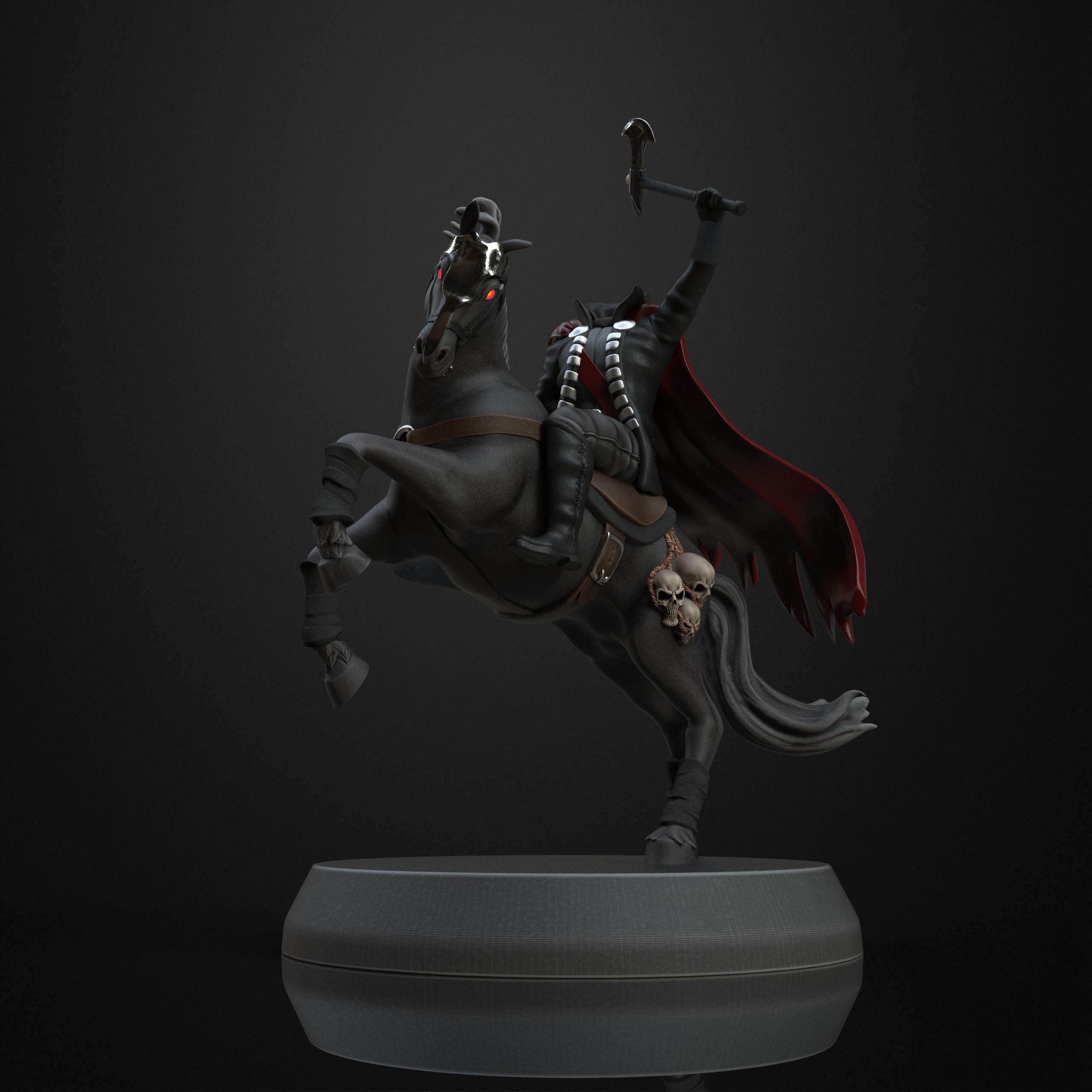 Headless Horseman 3D Print Model - Etsy