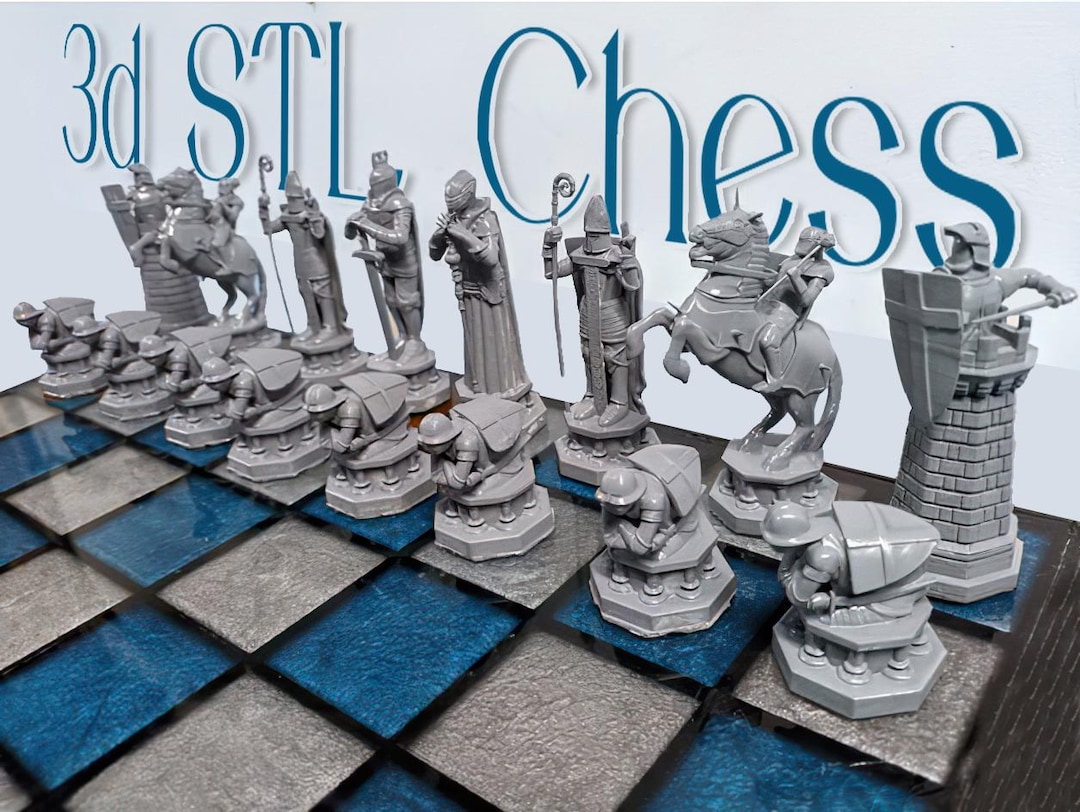 Harry Chess Wizard Theme - 3D Print Model- 3d STL - Etsy