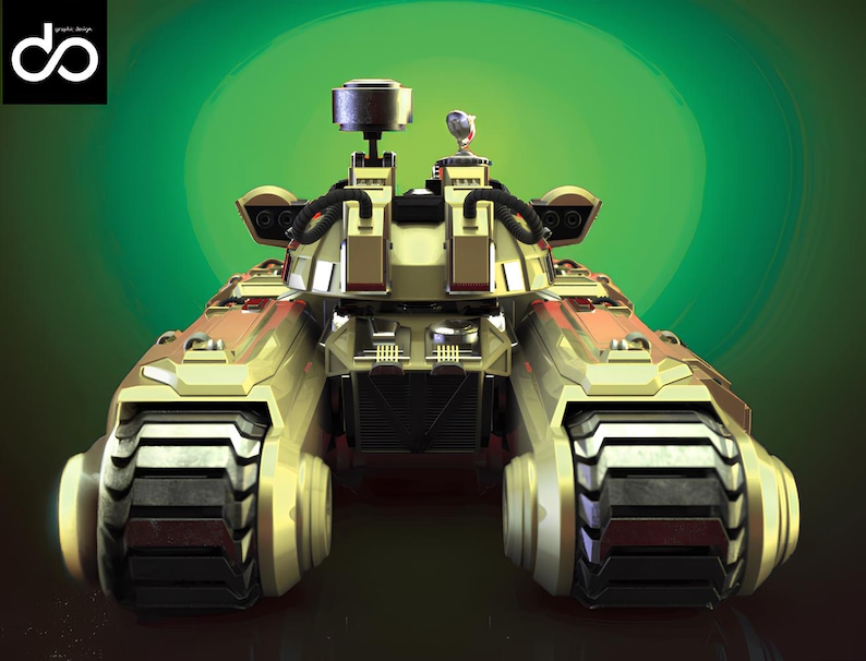 Mammoth Tank 3D STL Model - Etsy