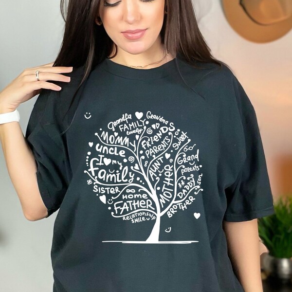 Family Tree T Shirt - Etsy