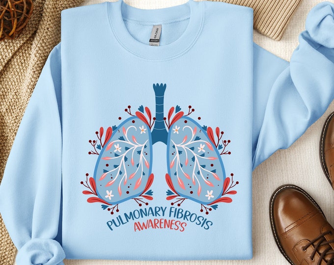 Pulmonary Fibrosis Awareness Shirt,pulmonary Fibrosis Warrior Tee ...