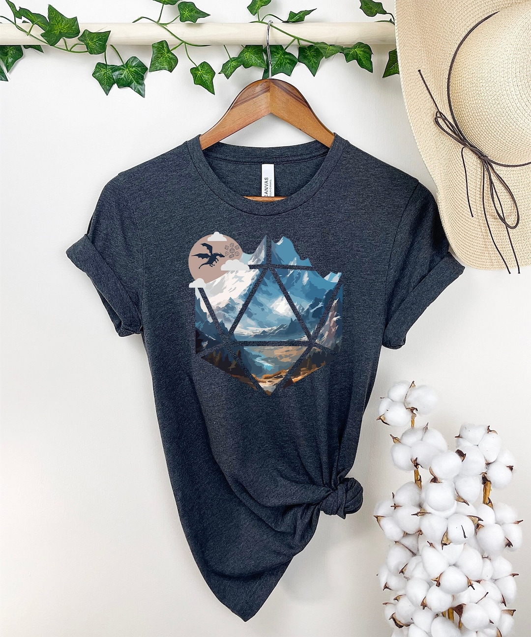 A D20 Scene Shirt, Dnd Dungeons and Dragons Present Sweatshirt, RPG ...
