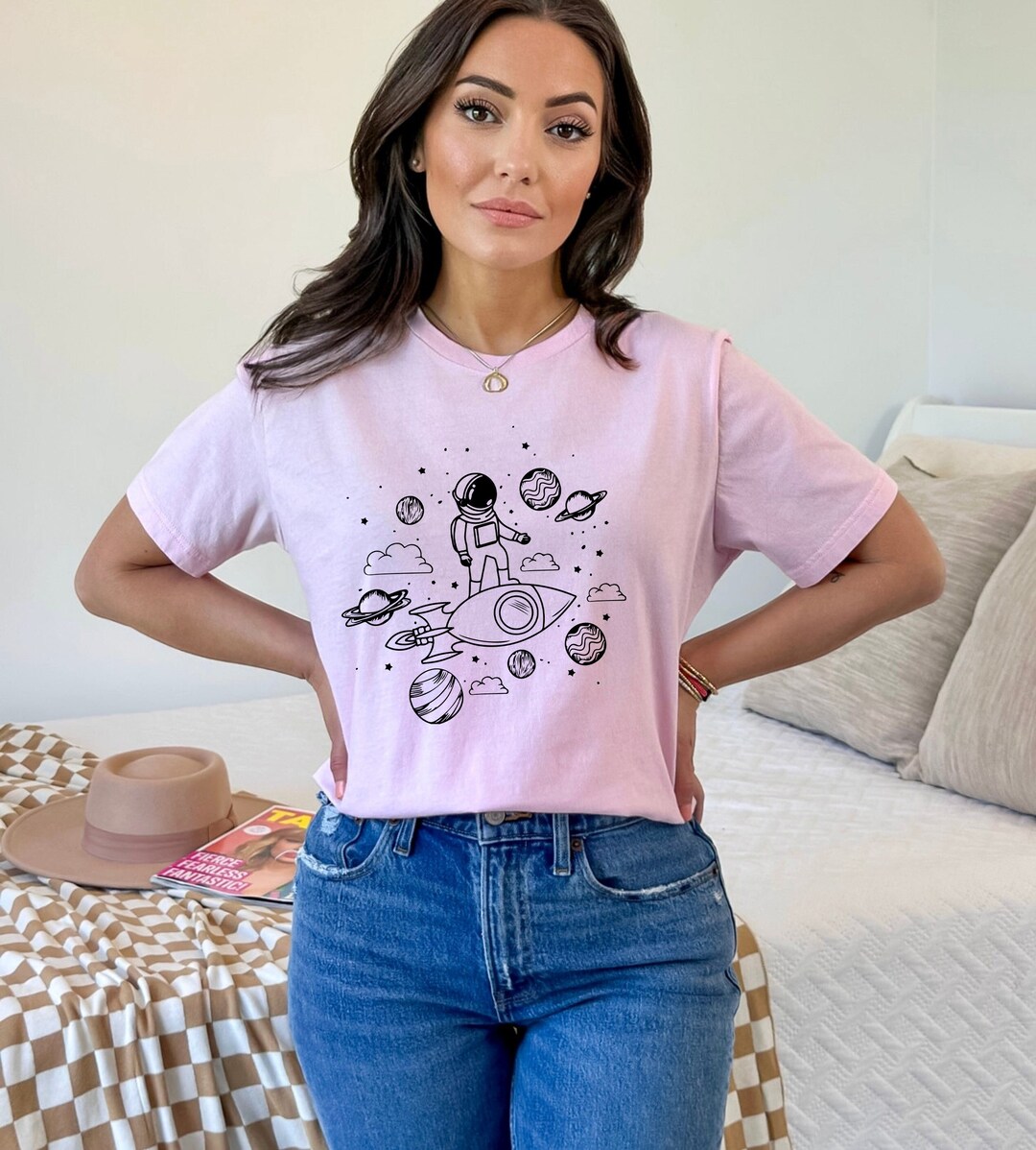 Astronaut Spaceman Shirt, Solar System Astronomy T-shirt, Astronauts ...