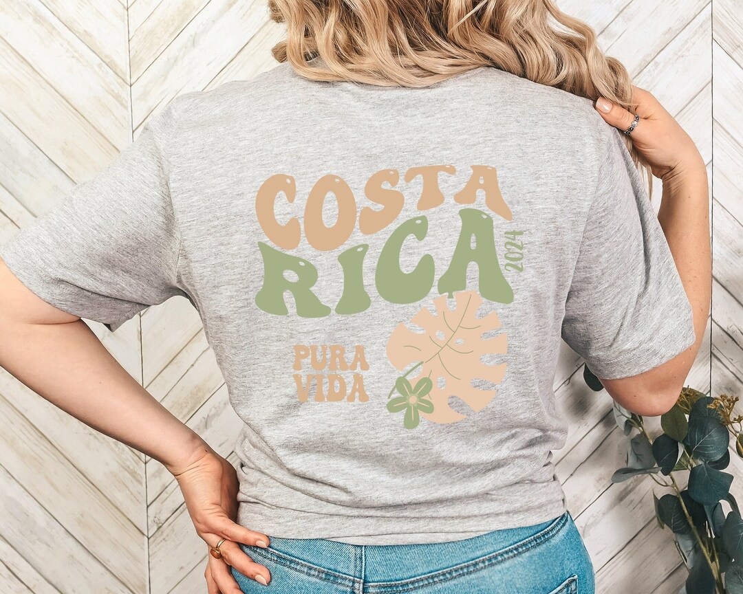 Costa Rica BACK Shirt, Costa Rica Sweatshirt, Cute Matching Family ...