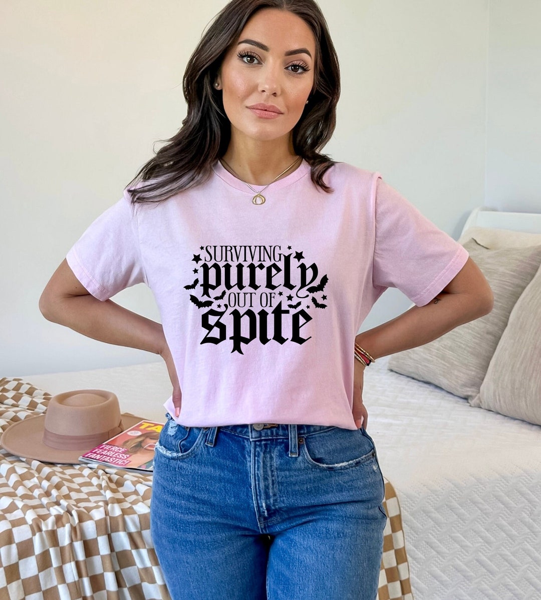 Surviving Purely Out of Spite Shirt, Survivor Shirt, Strong Empowered ...