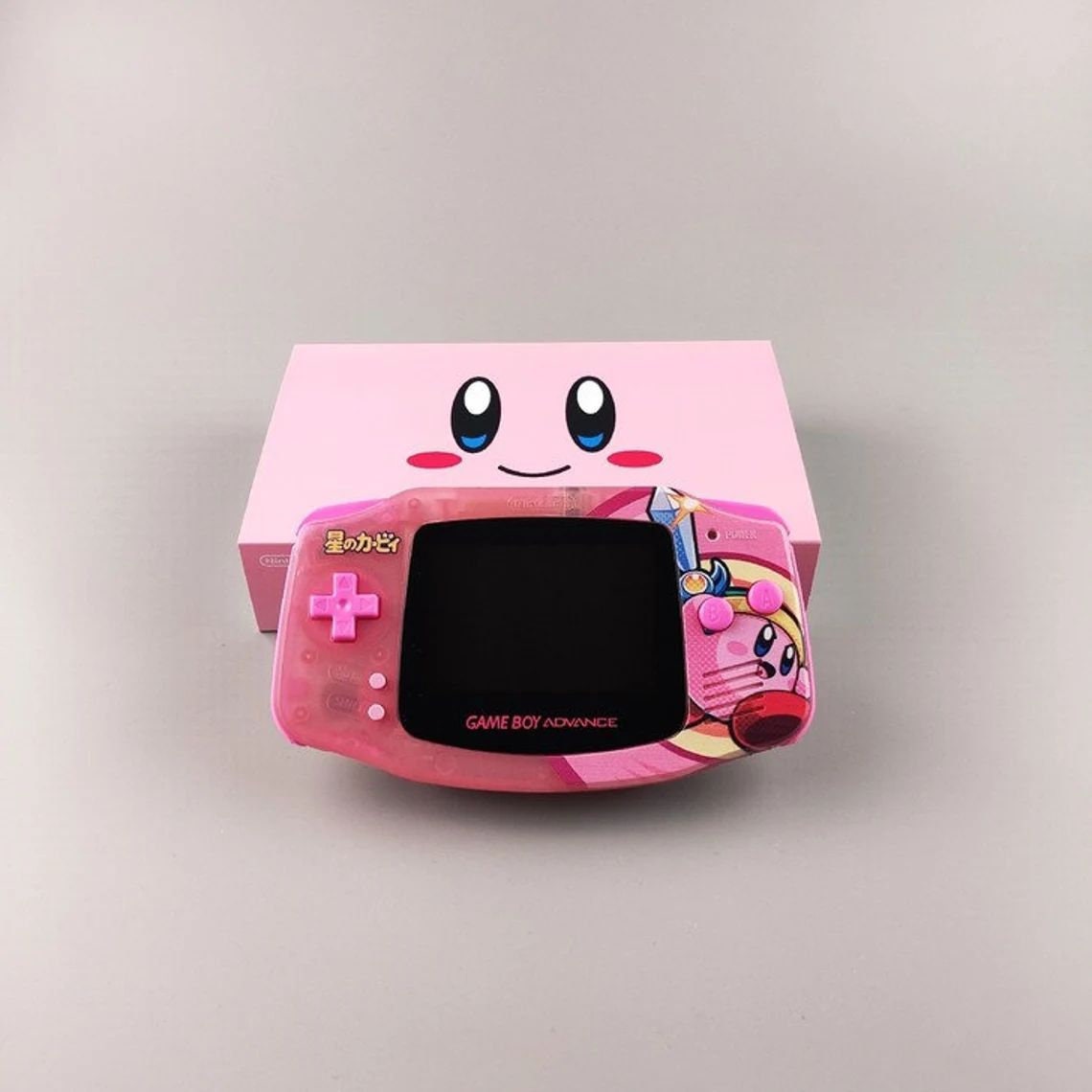 Kirby Gameboy Advance Console IPS Screen Worldwide Shipping - Etsy