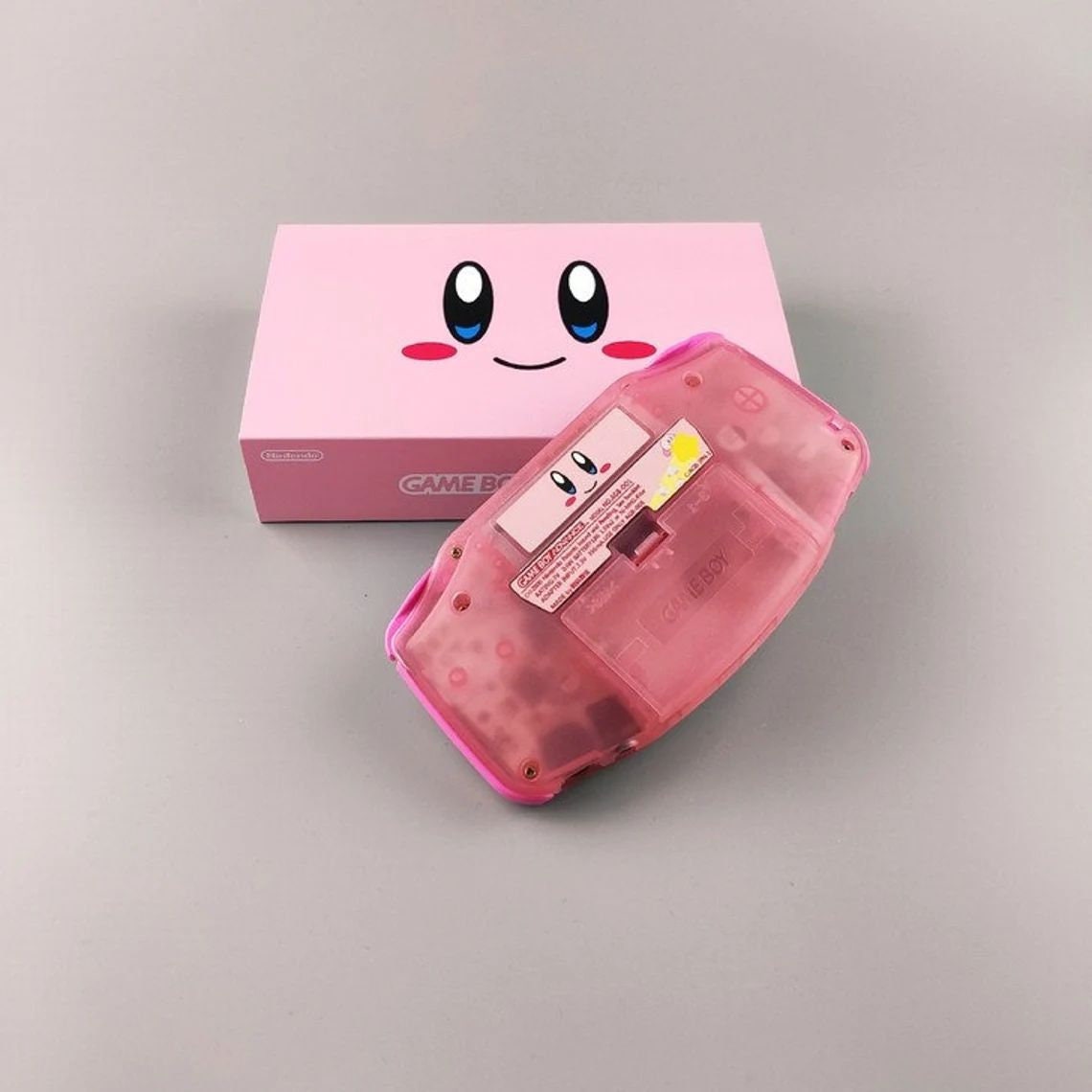 Kirby Gameboy Advance Console IPS Screen Worldwide Shipping - Etsy
