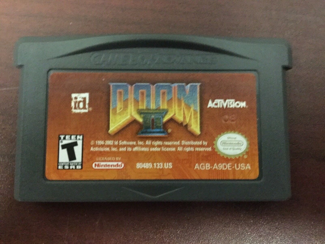 Doom 2 Gameboy Advance Worldwide Shipping GBA - Etsy