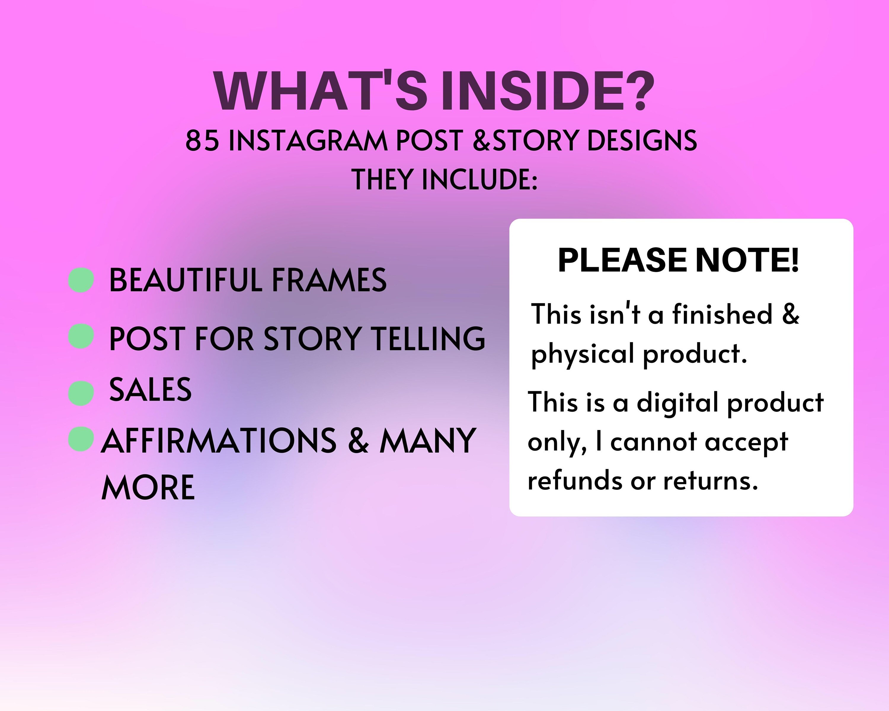 NEON Instagram Post Template, Neon IG Templates, Neon Feed Instagram ...