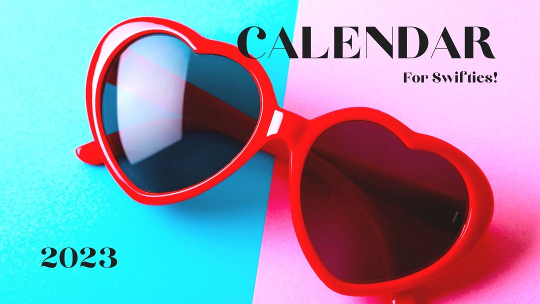 2023 Swiftie Calendar Taylor Swift Themed - Etsy