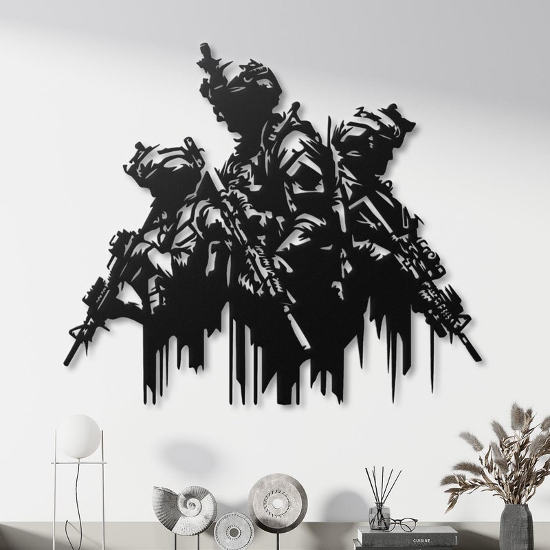 Military Metal Art - Etsy
