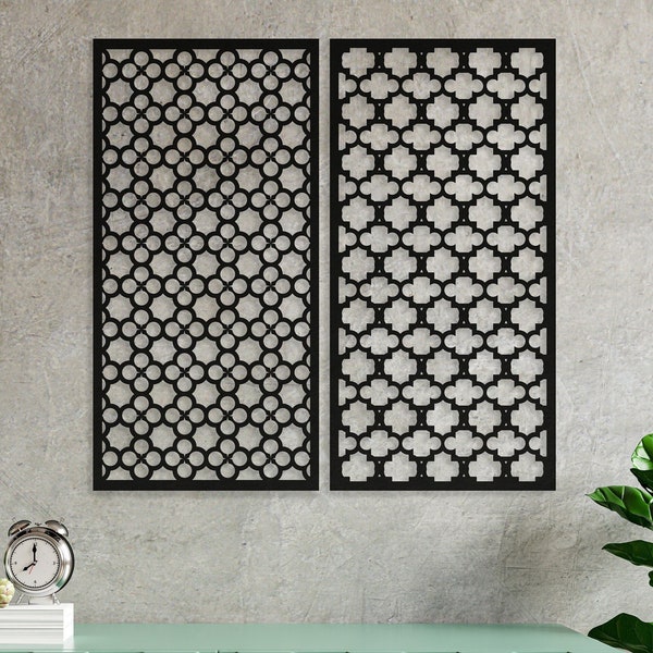 Geometric Metal Wall Art - Etsy