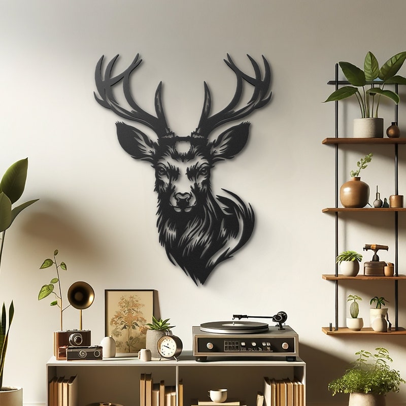 Deer Head Wall Decor - Etsy