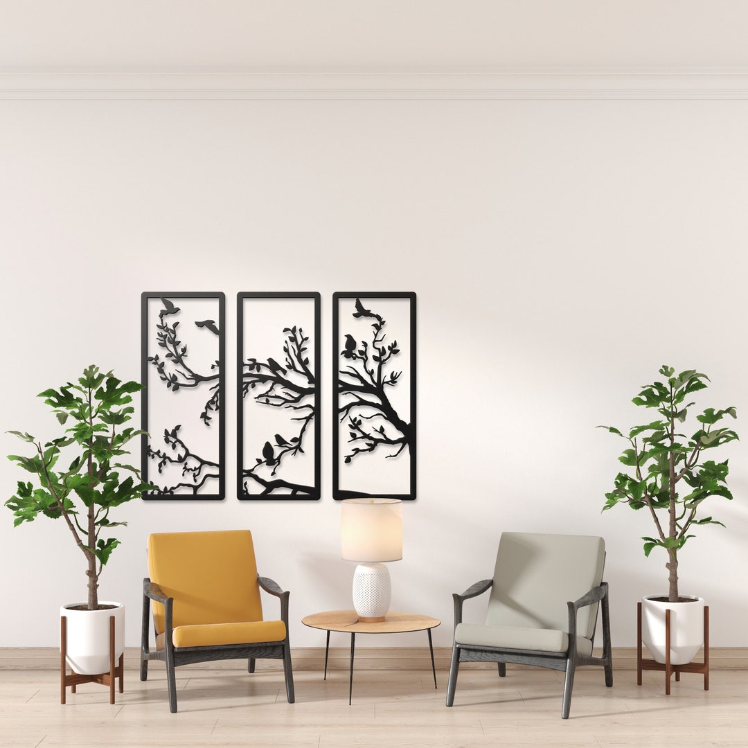 Tree Branches Metal Wall Art Tree of Life Wall Decor Tree Wall Art ...