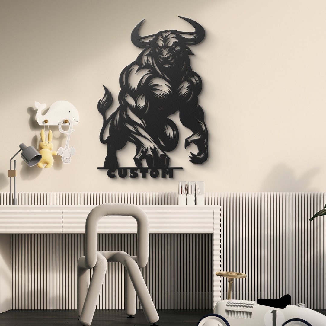 Custom Minotaur Metal Wall Art, Mythical Creature Wall Decor, Labyrinth ...