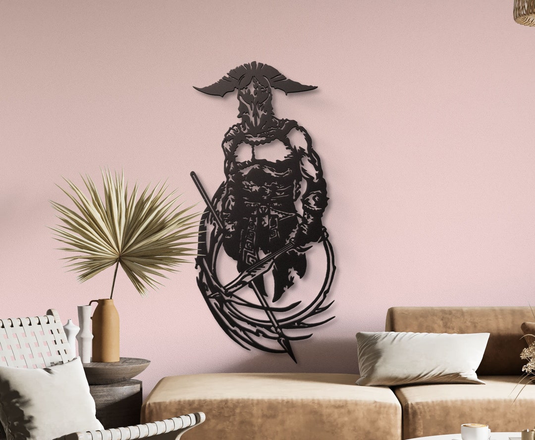 Spartan Warrior Metal Wall Art Spartan Sign Decor Sparta Wall Art Greek ...
