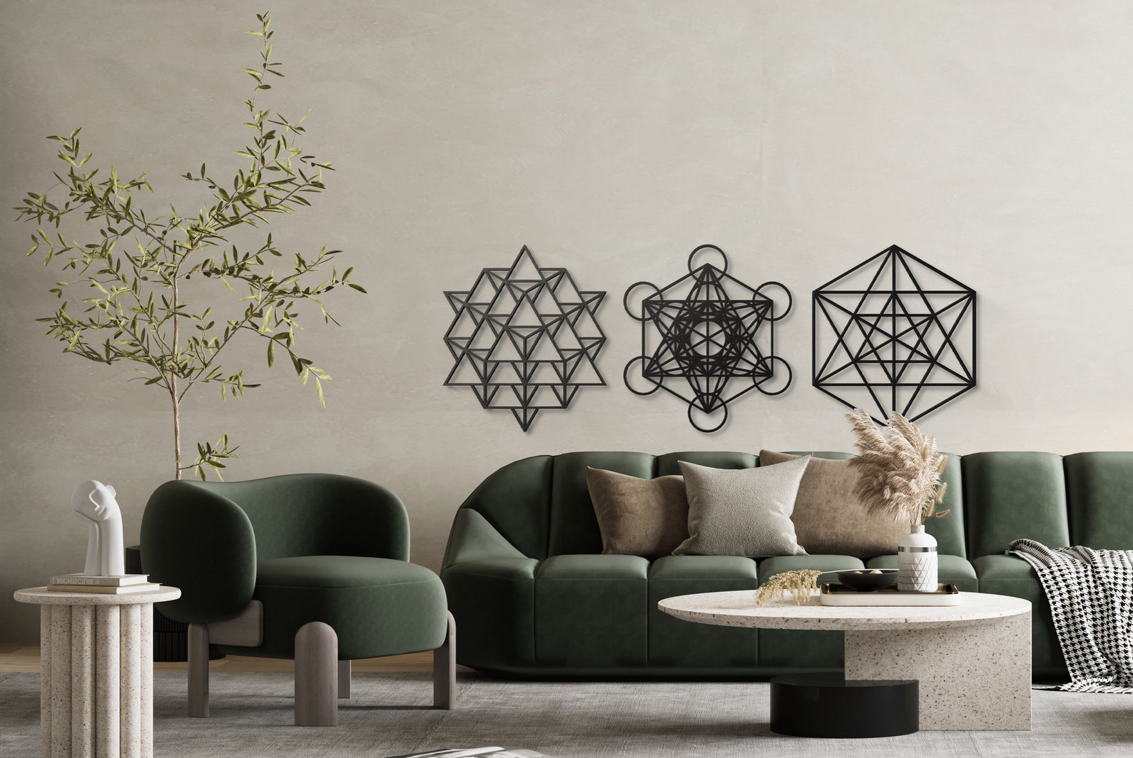 Sacred Geometry Metal Wall Art Metatron Cube Wall Decor - Etsy