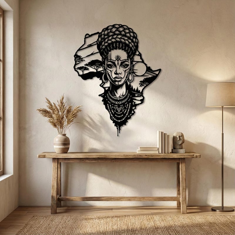 Tribal Metal Wall Decor - Etsy