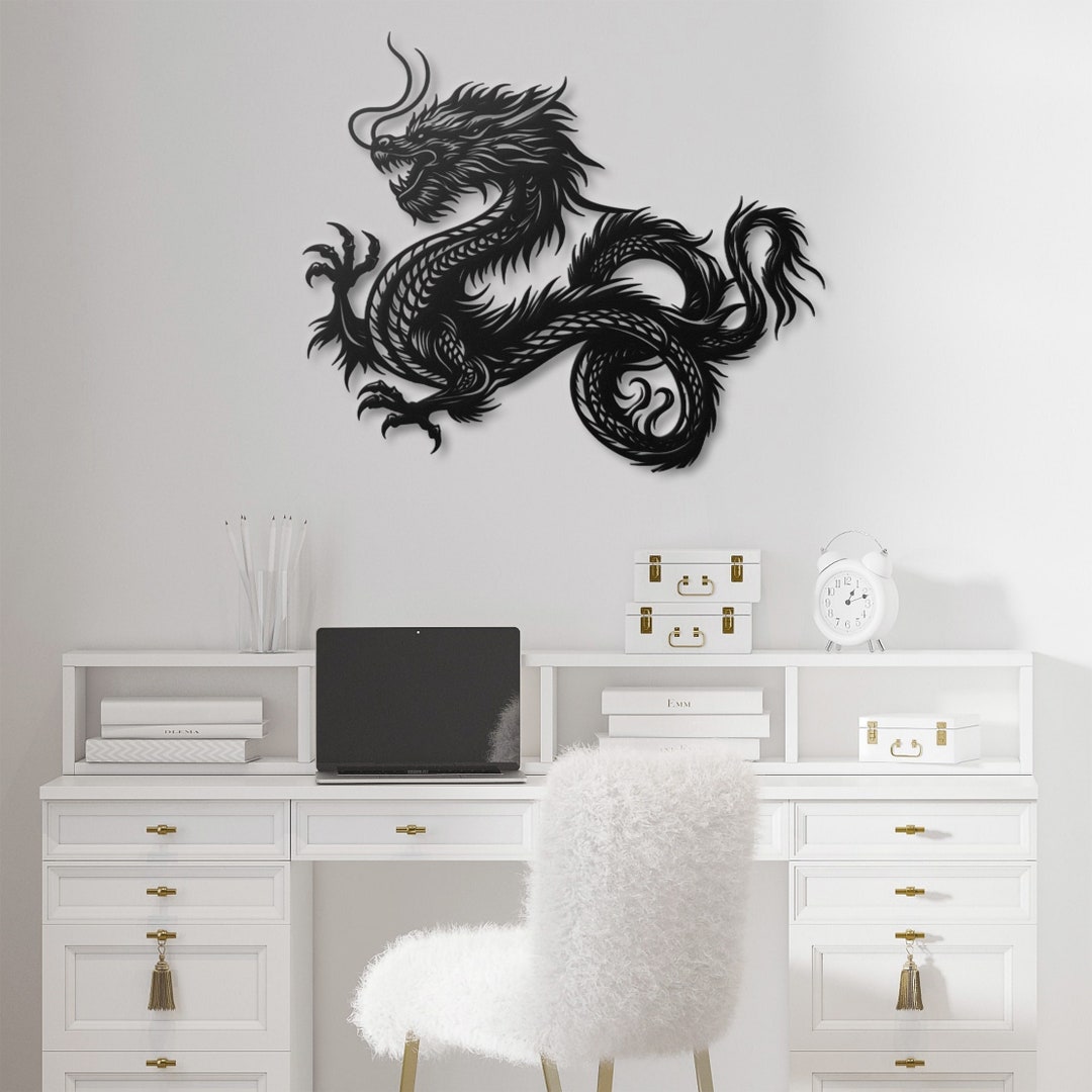 Ancient Dragon Wall Decor Dragon Metal Wall Art - Etsy
