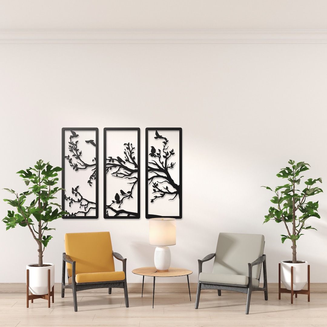 Tree Branches Metal Wall Art Tree of Life Wall Decor Tree Wall - Etsy