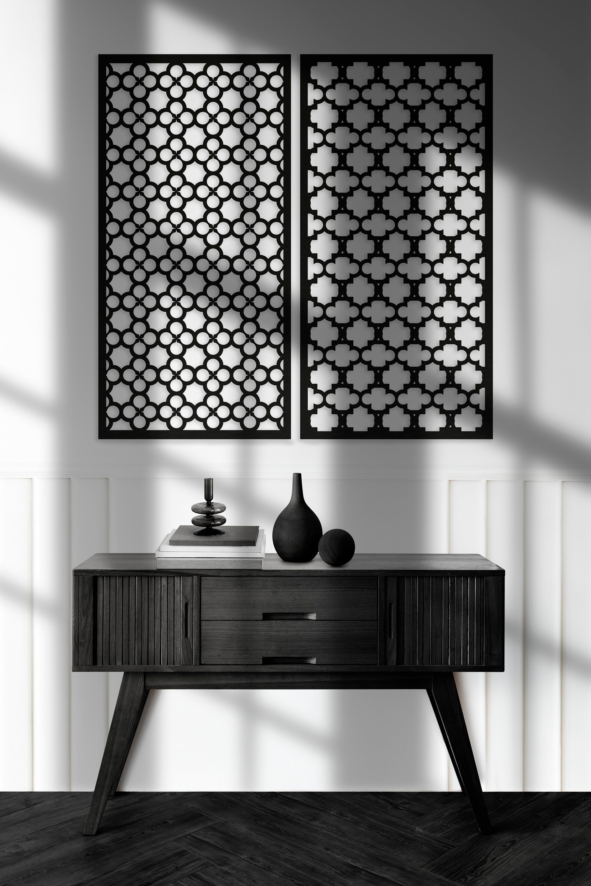 Repetitive Geometric Patterns Metal Wall Panel Repeating - Etsy