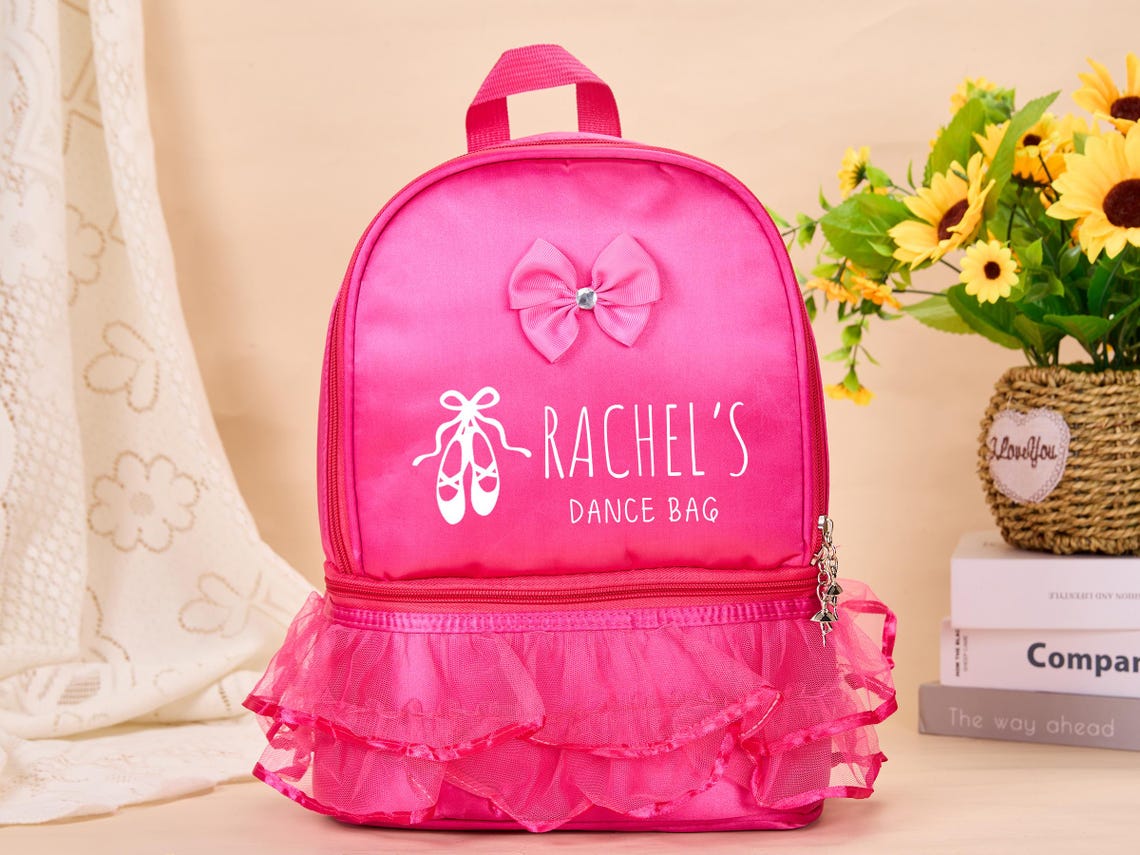 Personalized Ballerina Backpack Dance Ballet Dancing Bag Monogrammed ...