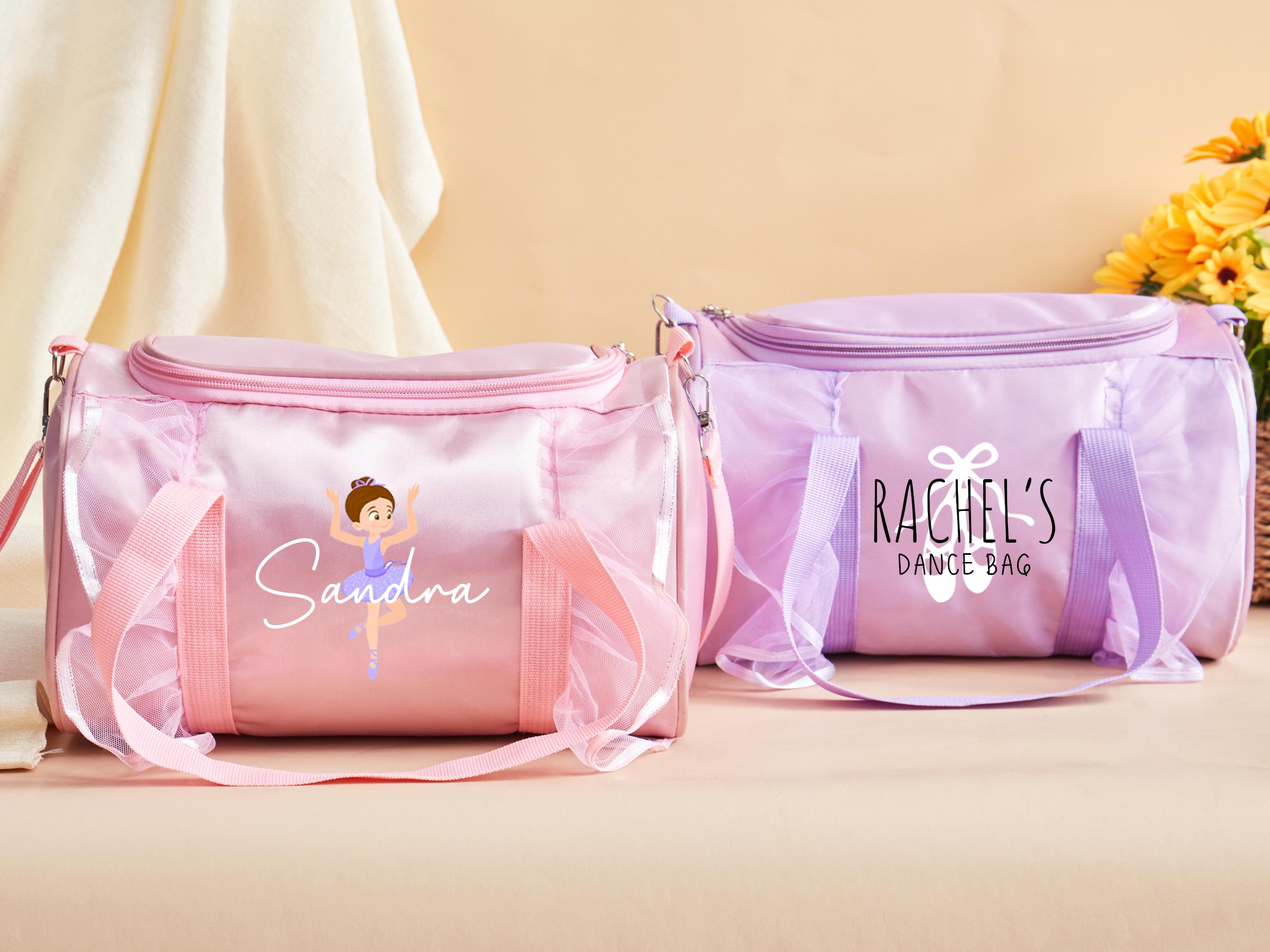 Personalized Ballerina Bag Dance Ballet Dancing Bag Monogrammed Little ...