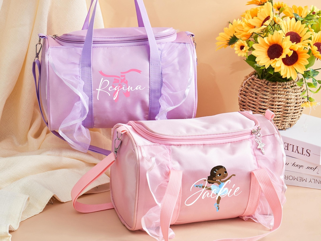 Personalized Ballerina Bag Dance Ballet Dancing Bag Monogrammed Little ...
