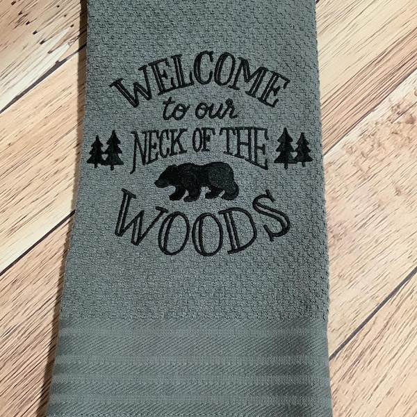 Welcome to Our Neck of the Woods - Etsy