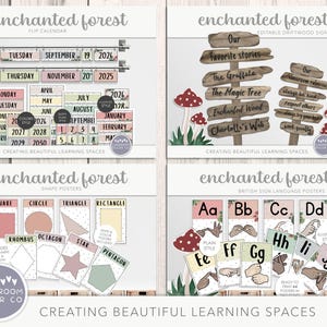 Enchanted Forest Complete Classroom Display Bundle | Magical Woodland ...