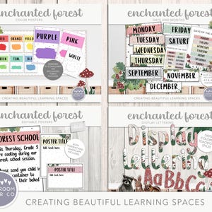 Enchanted Forest Complete Classroom Display Bundle | Magical Woodland ...