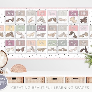 DOTTY BOHO Auslan Sign Language Posters, AUSLAN Display, Inclusive ...