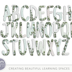 EUCALYPTUS Display Lettering, Custom Classroom Display, Classroom ...