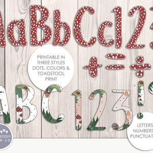 ENCHANTED FOREST Display Lettering, Custom Classroom Display, Rustic ...