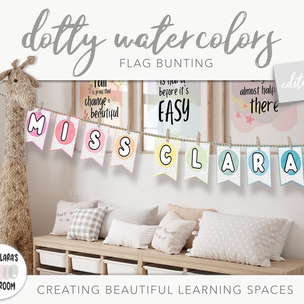 Bright Watercolor - Etsy