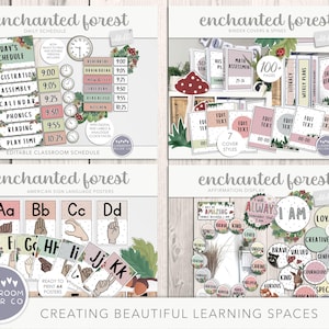 Enchanted Forest Complete Classroom Display Bundle | Magical Woodland ...