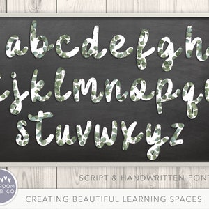EUCALYPTUS Display Lettering, Custom Classroom Display, Classroom ...