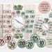 PLANTS & FOLIAGE Clock Numbers, Clock Printables, Classroom Printables ...