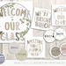 BOHO FARMHOUSE Classroom Door Display, Customizable Display, Classroom ...