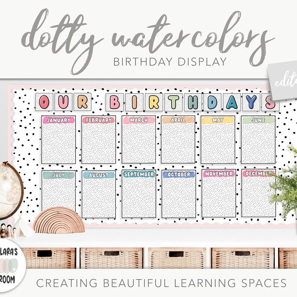 Classroom Birthday Display - Etsy