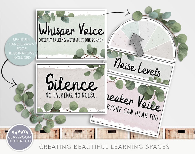 EUCALYPTUS Noise-o-meter, Voice Noise Level Display, Classroom Behavior ...