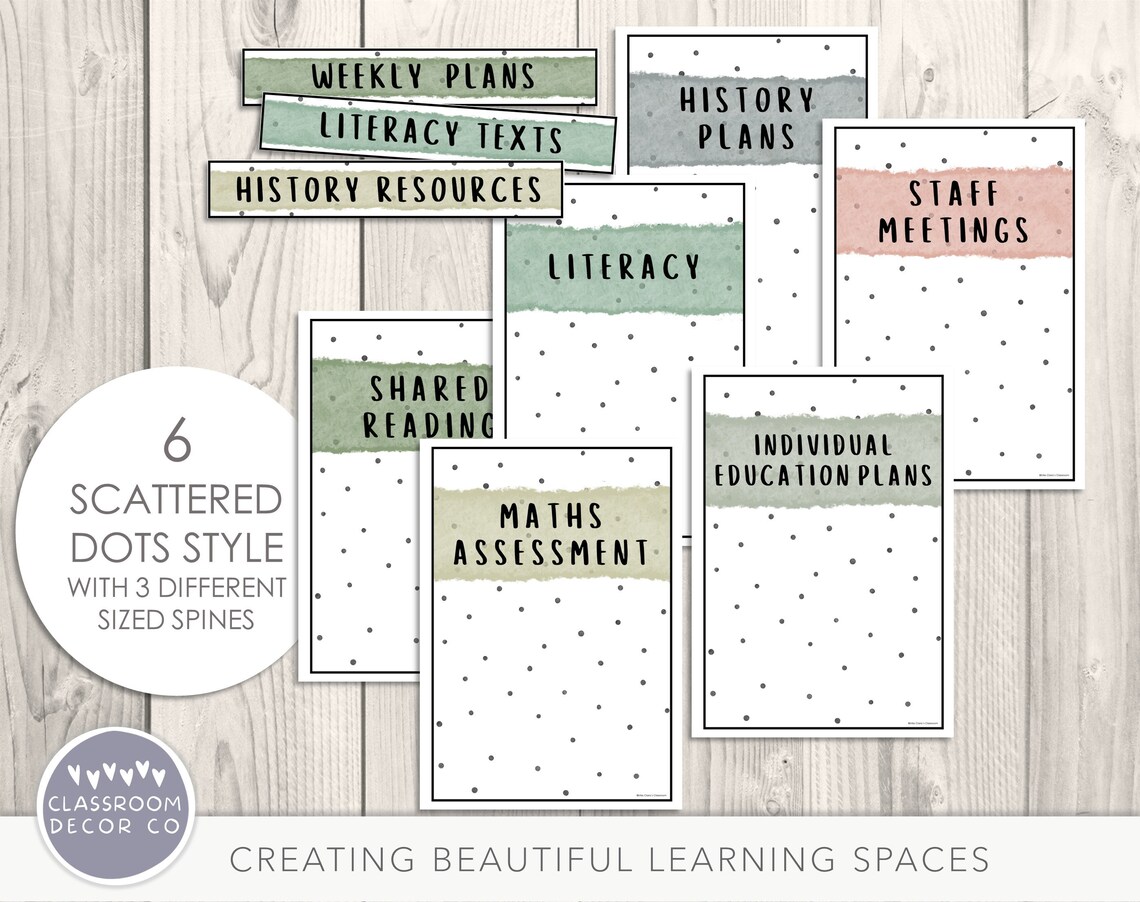 PLANTS & FOLIAGE Binder Covers and Spines, Classroom Organization ...