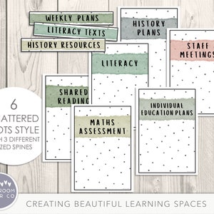 PLANTS & FOLIAGE Binder Covers and Spines, Classroom Organization ...